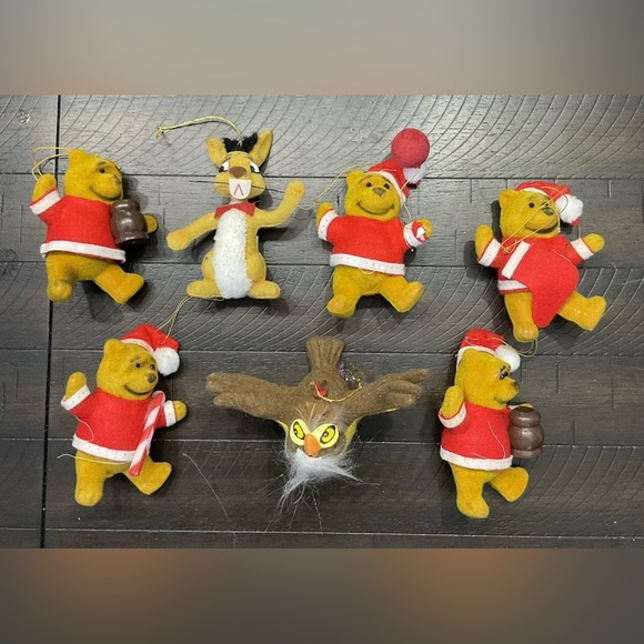 Disney | Holiday | Vintage Winnie The Pooh Friends Ornaments 7 ...
